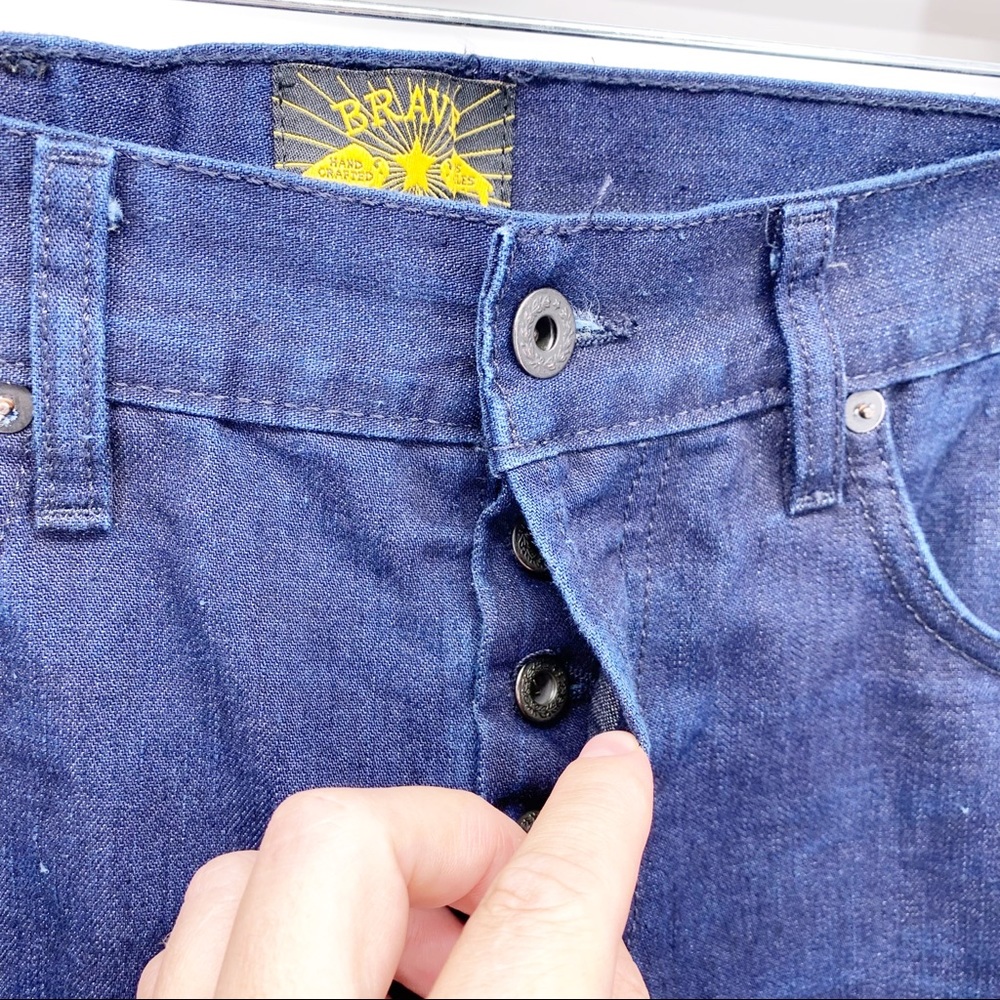 Brave Star Slim Straight Selvage Denim Mens Size 32 - Gem